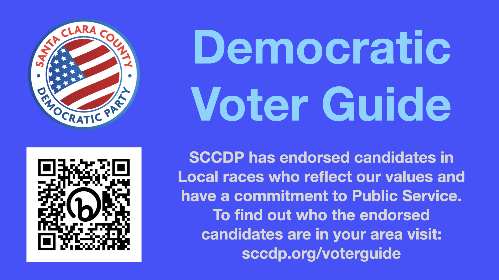 Democratic Voter Guide – Santa Clara County United Democratic Campaign