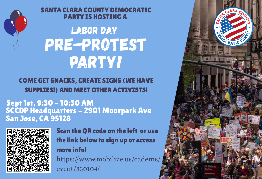 Labor Day Pre-Protest Gathering – Santa Clara County United Democratic ...